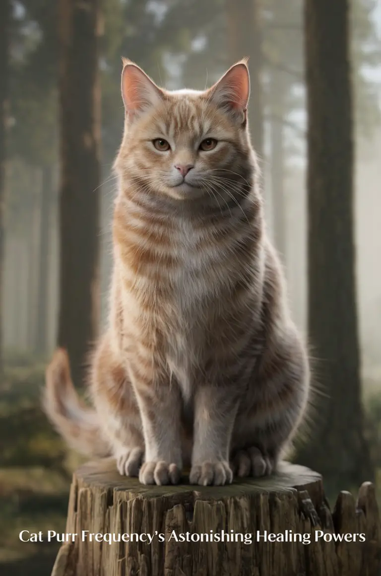 Cat Purr Frequency's Astonishing Healing Powers
