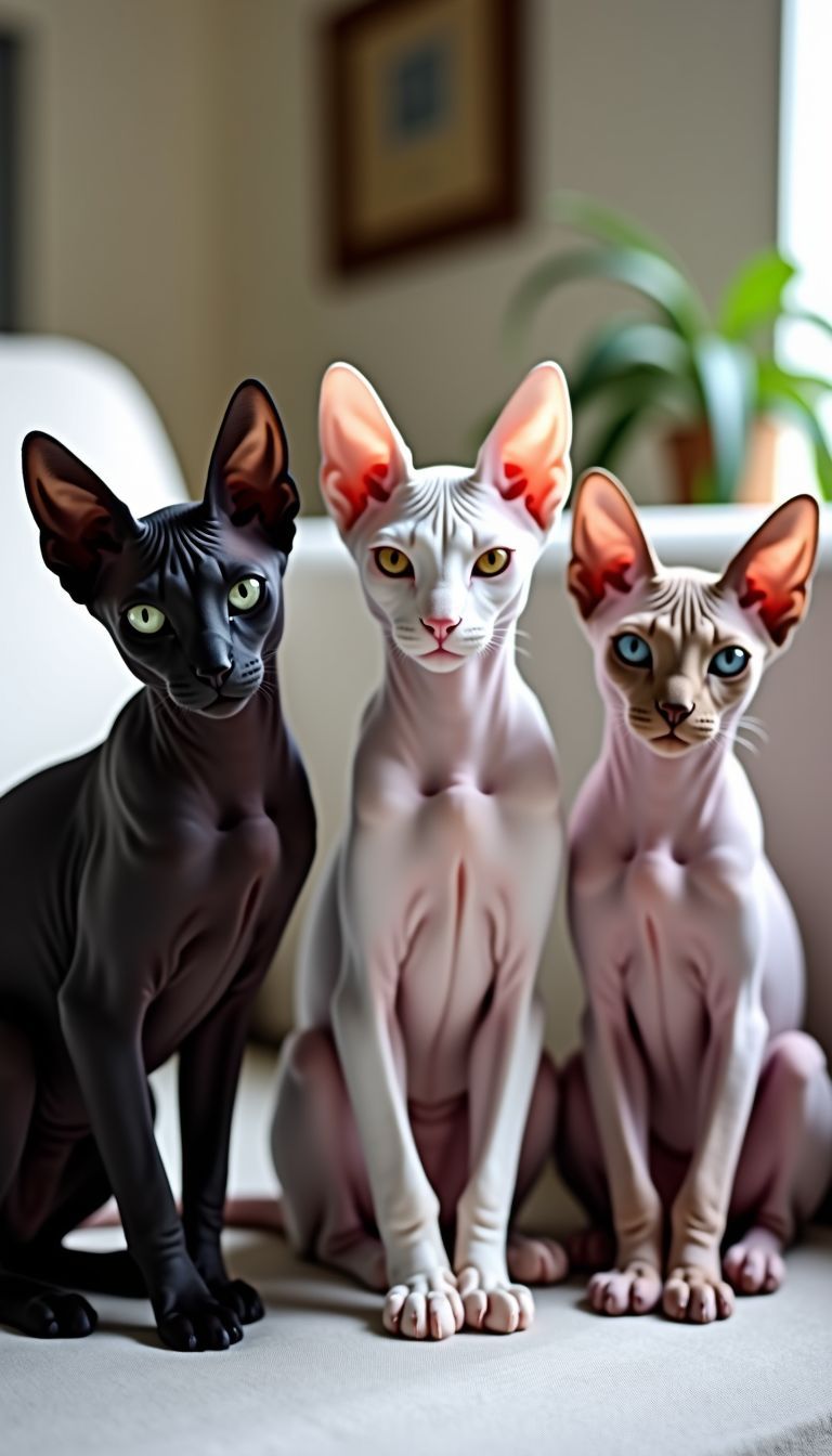 The Top 10 Unique Sphynx Cat Colors and Patterns
