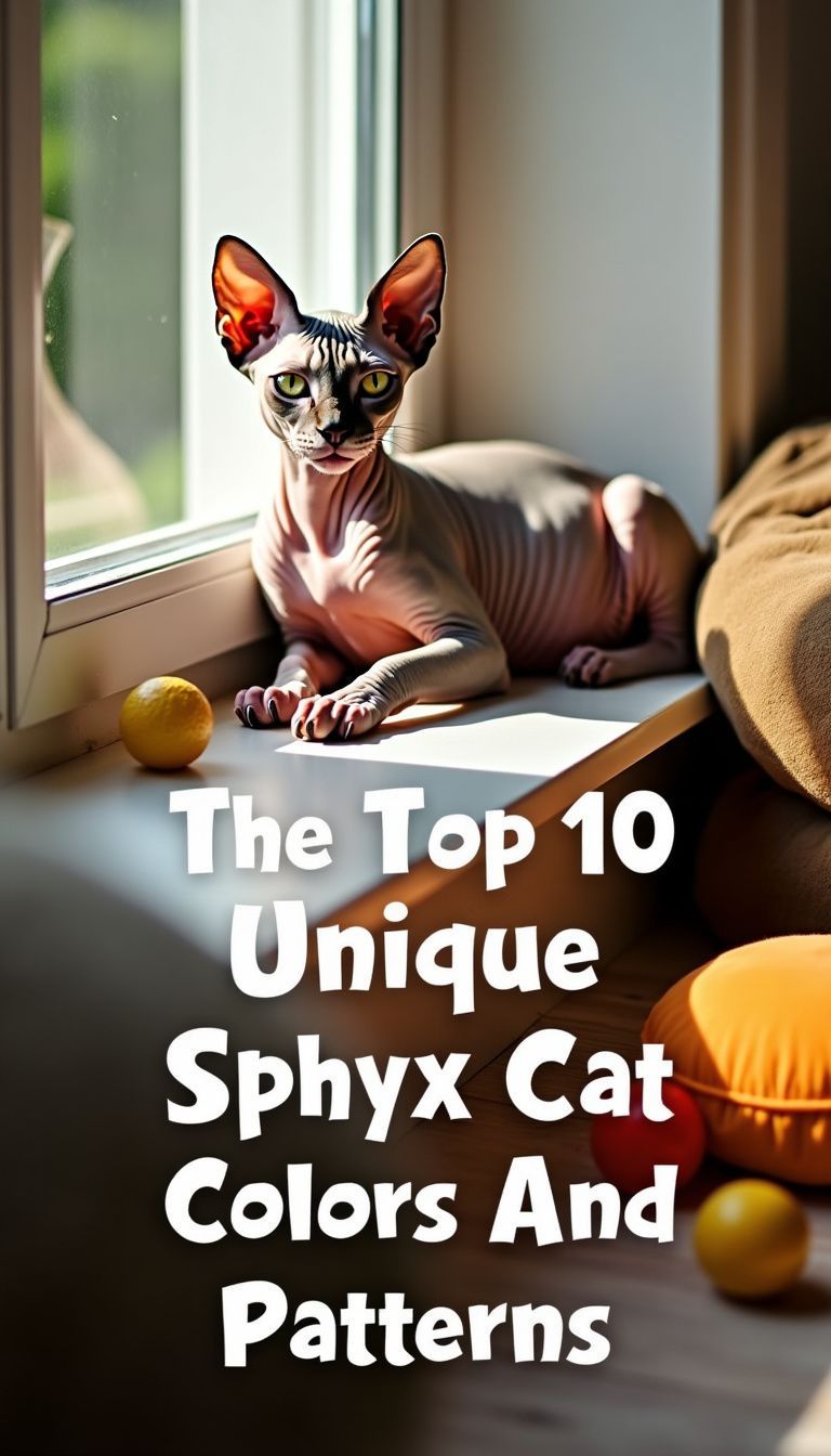 The Top 10 Unique Sphynx Cat Colors and Patterns
