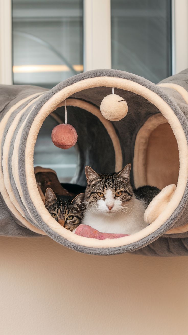 Unleash Your Cats Inner Explorer: Cat Wall Tunnels