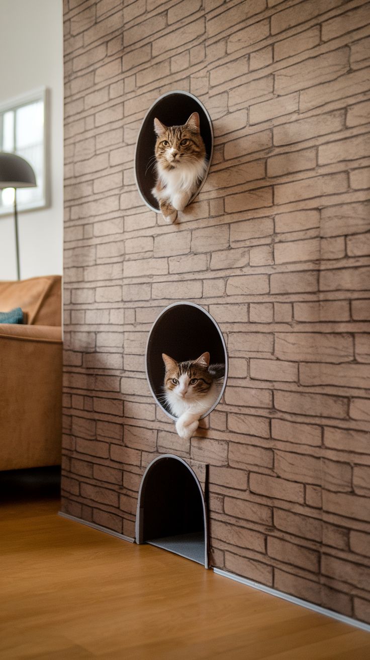 Unleash Your Cats Inner Explorer: Cat Wall Tunnels