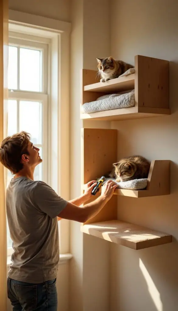 Create Epic DIY Wall Cat Run & Indoor Playground for Your Cats