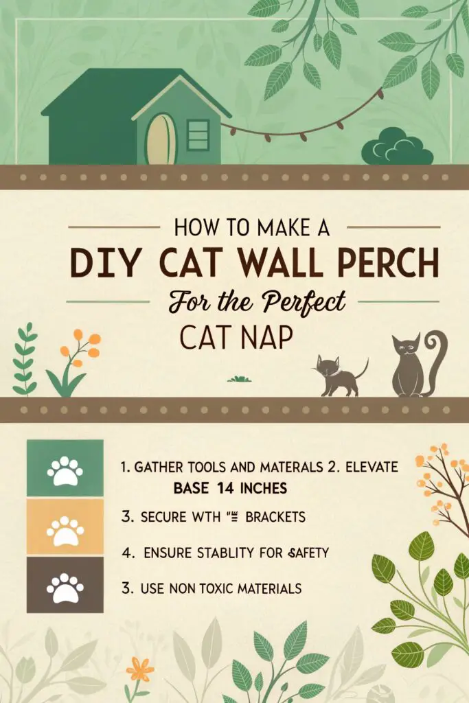 How to Make a DIY Cat Wall Perch for the Perfect Cat Nap
