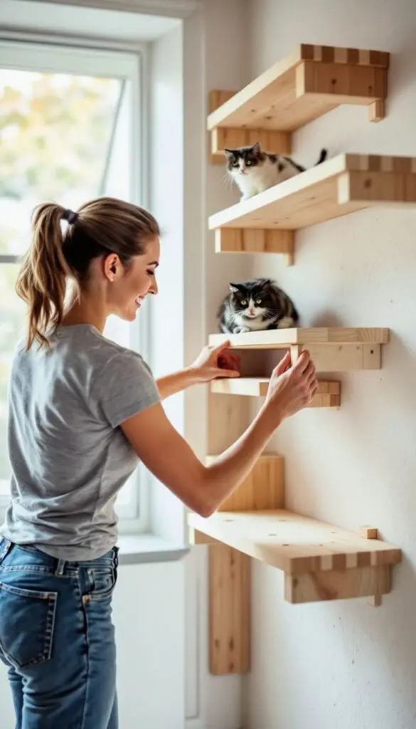 Create a DIY Cat Wall Obstacle Course for Active and Curious Cats