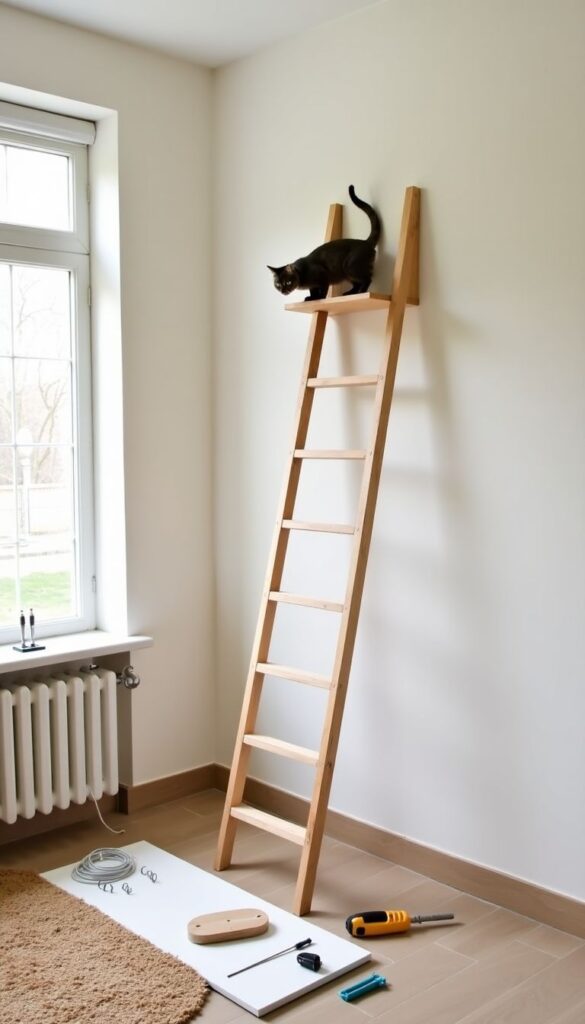 DIY Cat Wall Ladder: Create a Fun Climbing Solution for Cats!