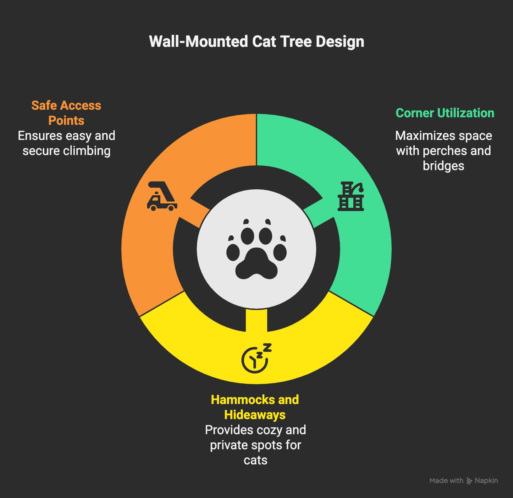 Create Your Own Space-Saving Wall-Mounted Cat Tree DIY